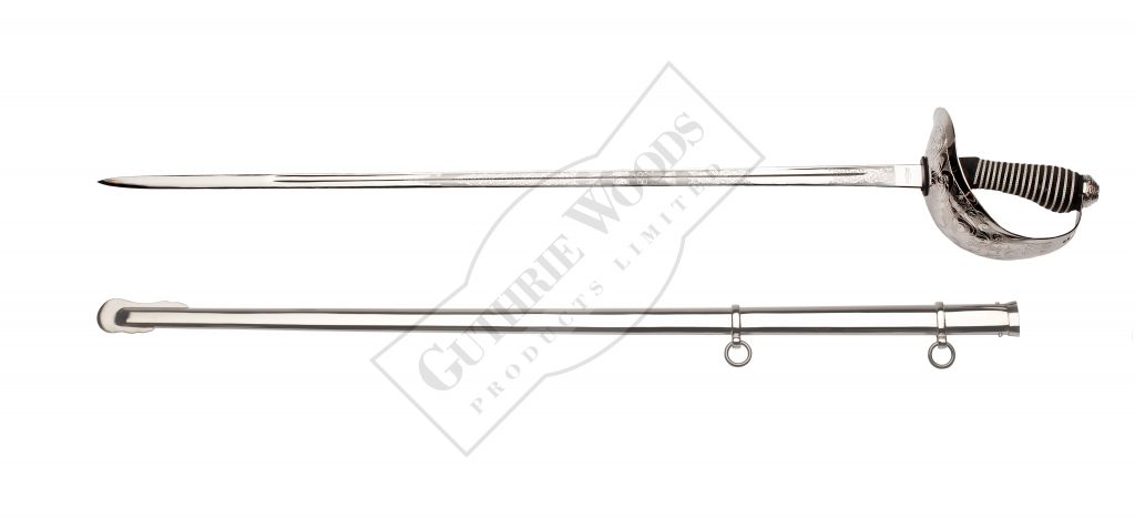 Cavalry Officer’s Sword – 271-C | Guthrie Woods Products Ltd