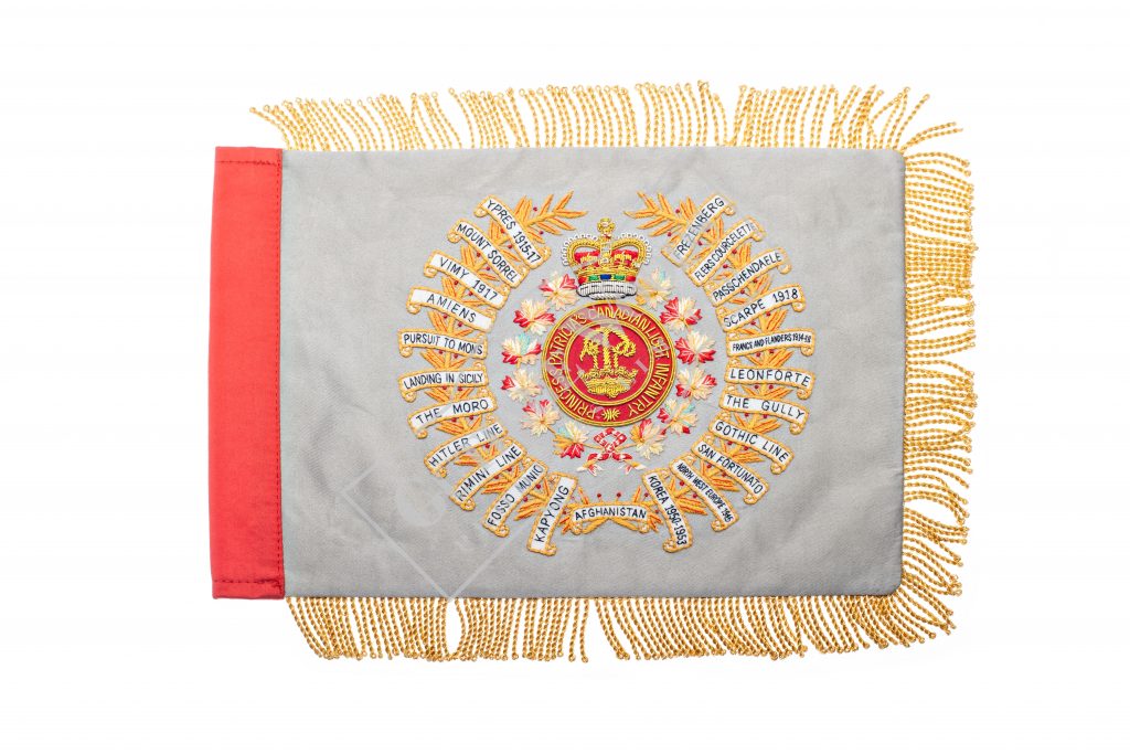 PPCLI Regimental Colours, miniature replica | Guthrie Woods Products Ltd